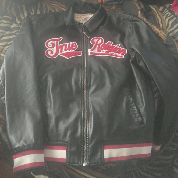 True Religion | Jackets & Coats | True Religion Vegan Leather Jacket ...